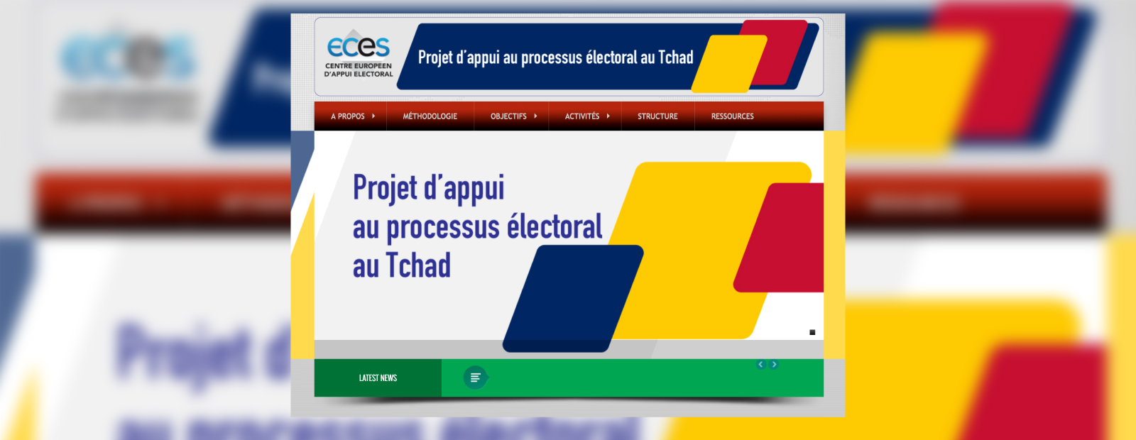 Le site web du projet d'appui au processus électoral au Tchad est en ...